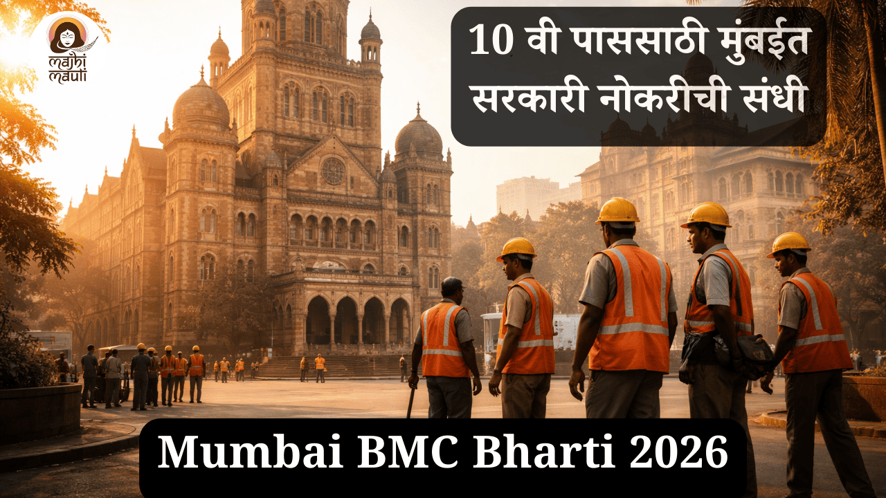 BMC Bharti 2026: बृहन्मुंबई महानगरपालिकेत कामगार पदाची भरती